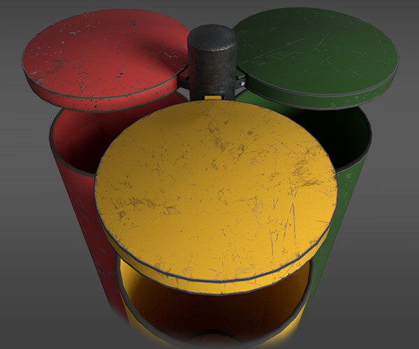 ArtStation - Basurero Ecologico Bristol | Game Assets