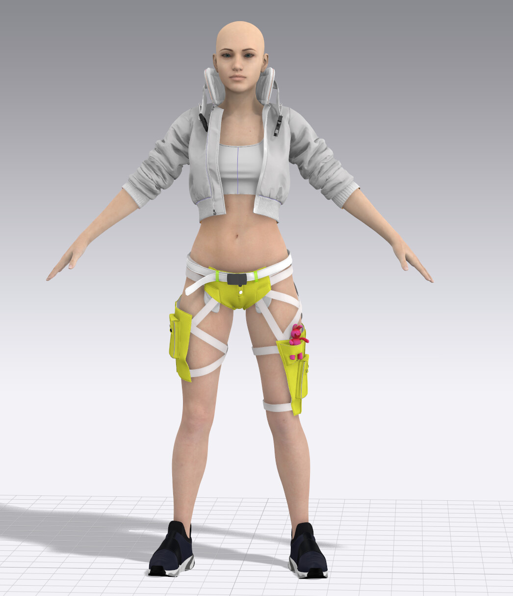 ArtStation - Bright Street Outfit | Game Assets