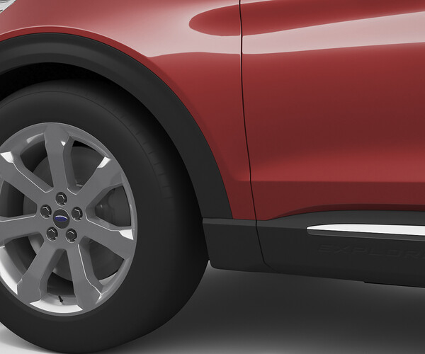 ArtStation - Ford Explorer 2020 | Resources
