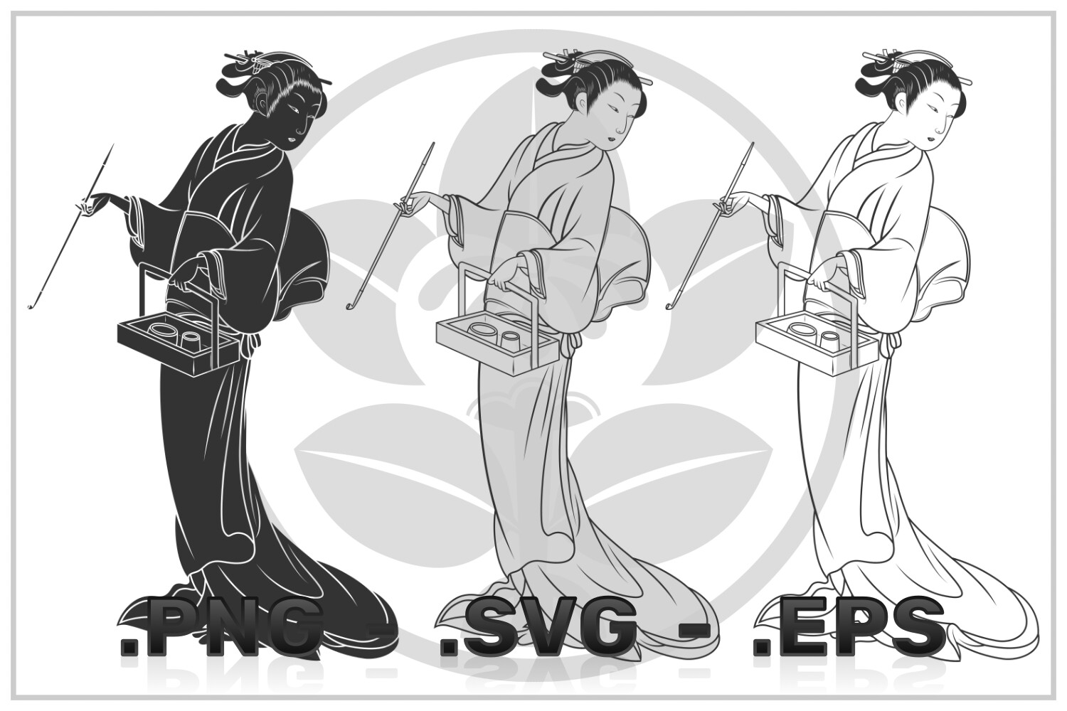 ArtStation - Japanese traditional art vector design | Artworks