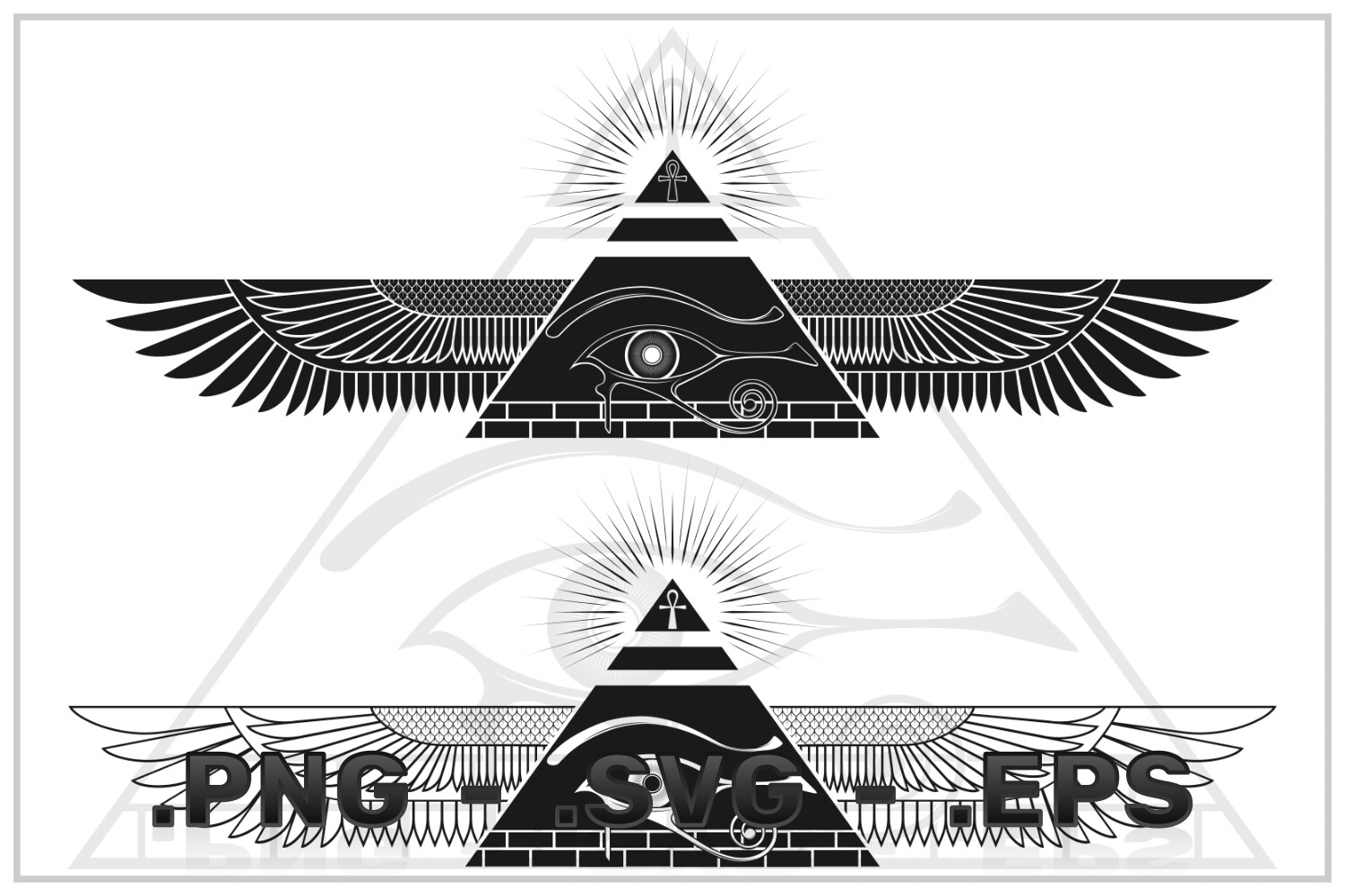 ArtStation - Ancient Egypt Pyramid vector design | Artworks