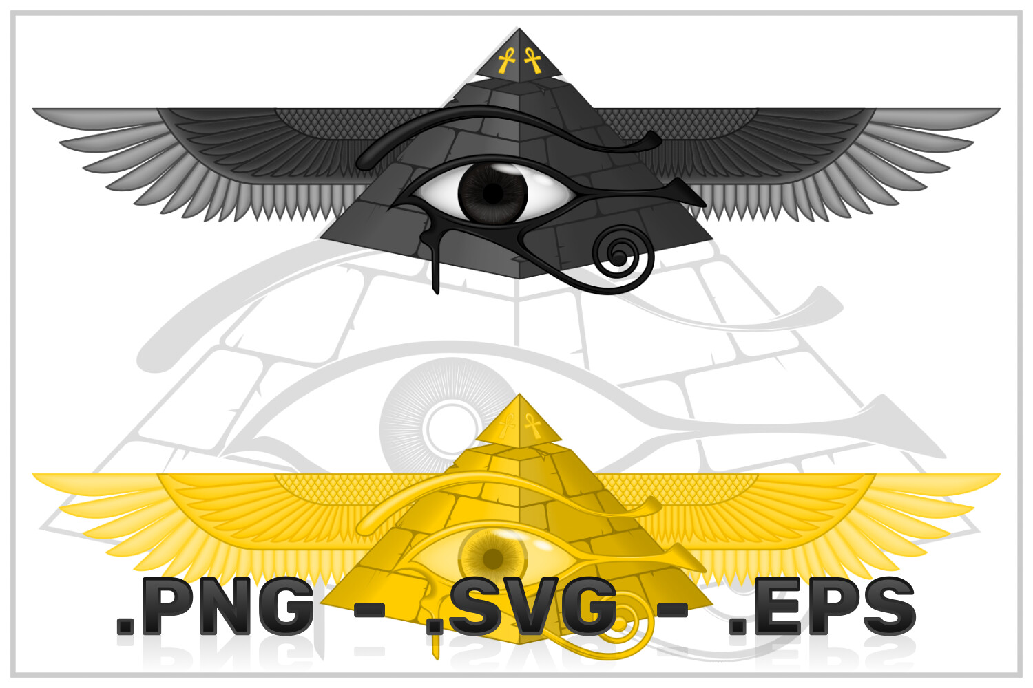 ArtStation - Egypt winged pyramid vector design | Artworks