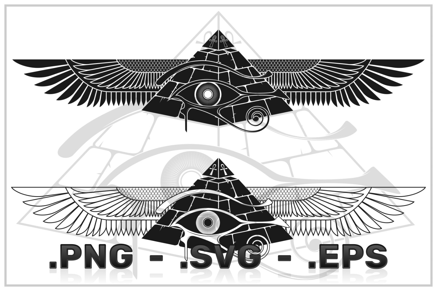 ArtStation - Egypt winged pyramid vector design | Artworks