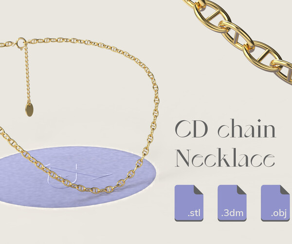 ArtStation - CD Chain - Necklace | Resources