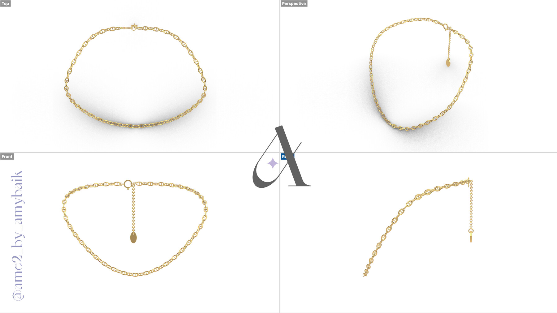 ArtStation - CD Chain - Necklace | Resources