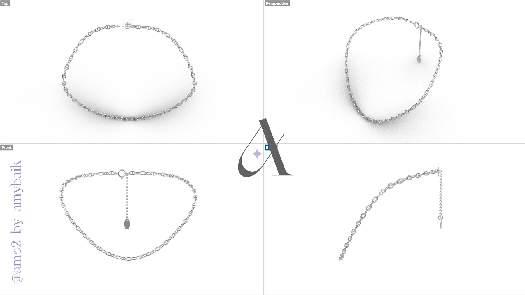 ArtStation - CD Chain - Necklace | Resources