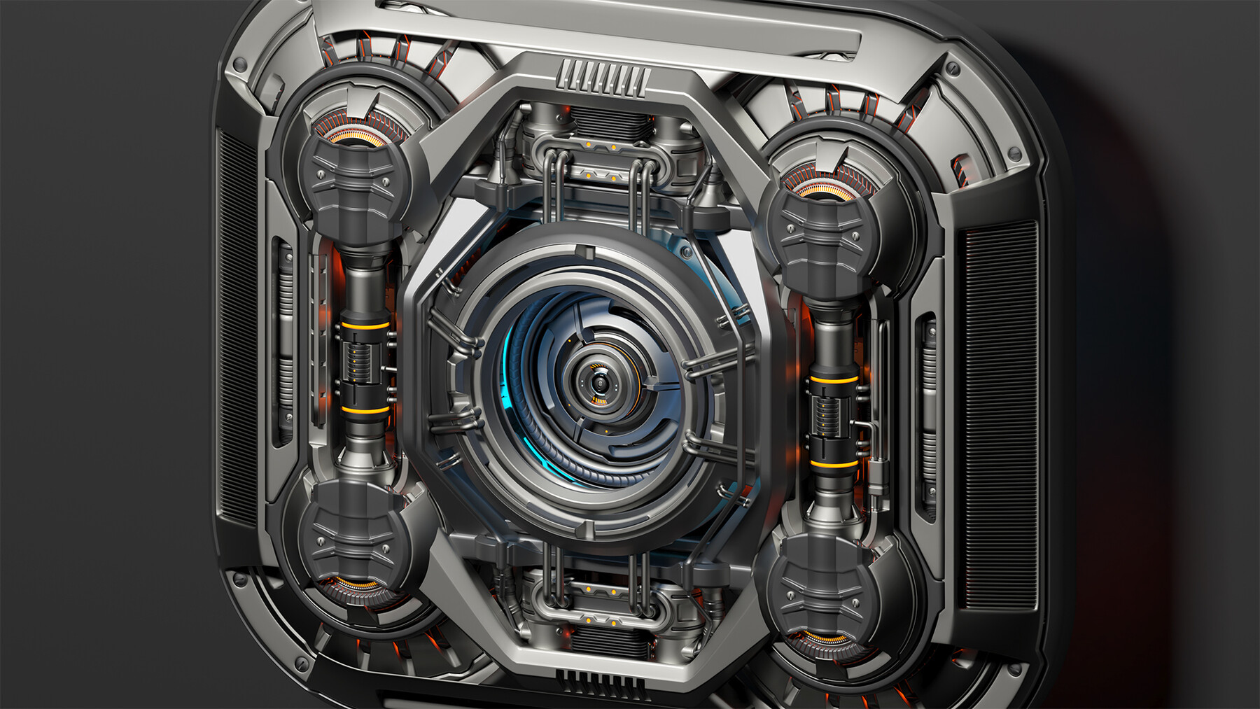 ArtStation - Sci-Fi Kitbash Mega Elements - Spaceship Panels (Max,OBJ,FBX) | Resources