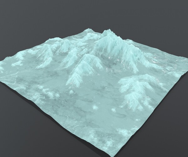 ArtStation - Snow Mountain | Game Assets