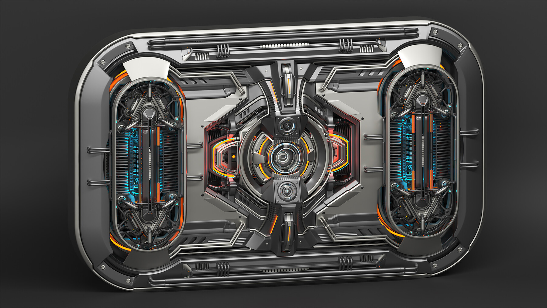 ArtStation - Sci-Fi Kitbash - Futuristic Panel 3 (Max,OBj,FBX) | Resources