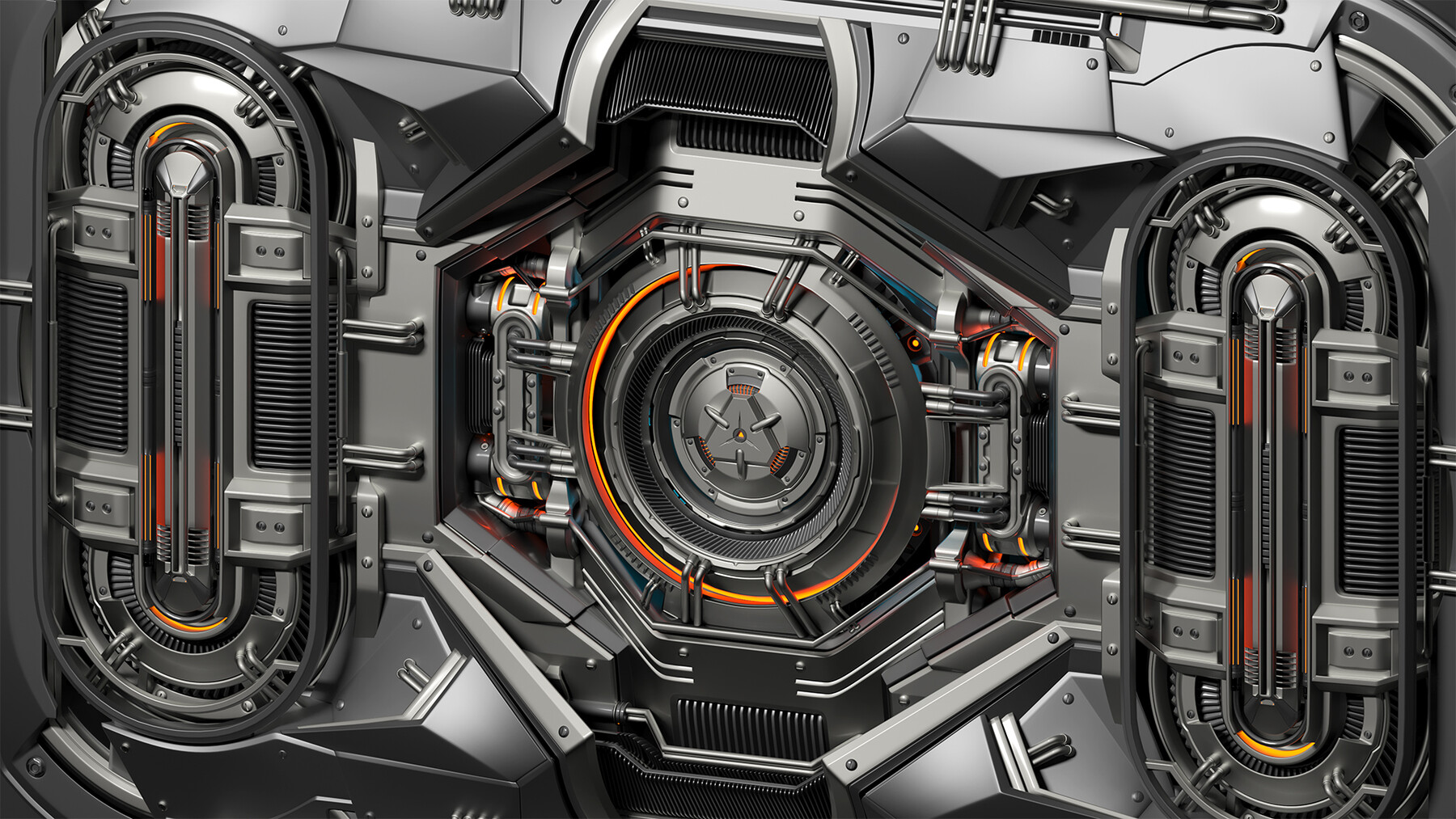ArtStation - Sci-Fi Kitbash - Futuristic Panel 4 (Max,OBj,FBX) | Resources