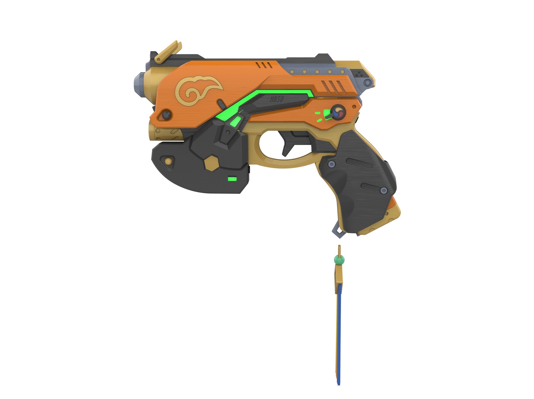 ArtStation - DVa Gun Palaquin Skin - Overwatch - Printable 3d model ...