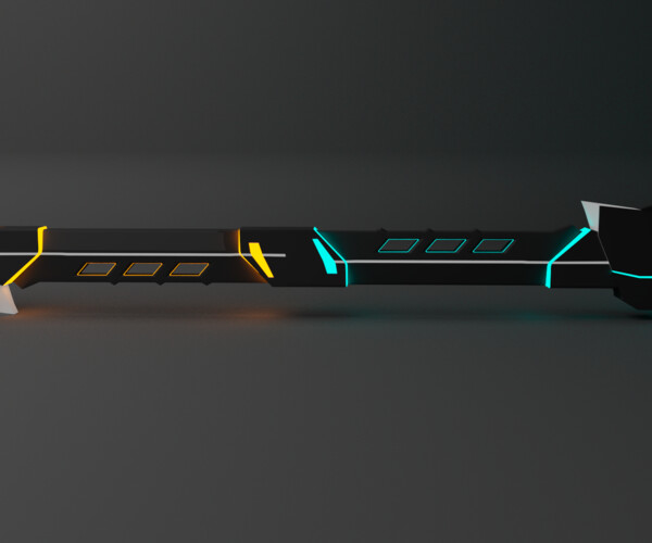 ArtStation - Cyberpunk_Swords | Game Assets