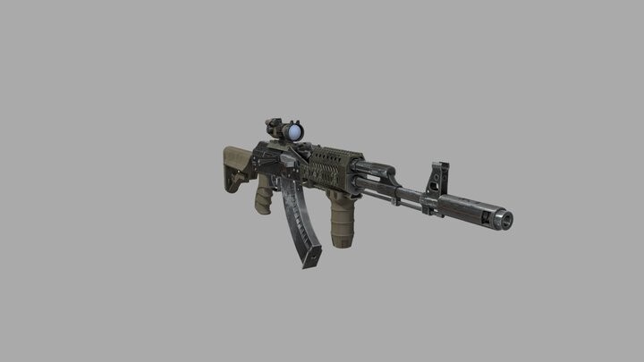 ArtStation - FPS Guns 4K - Rifle Pack | Game Assets