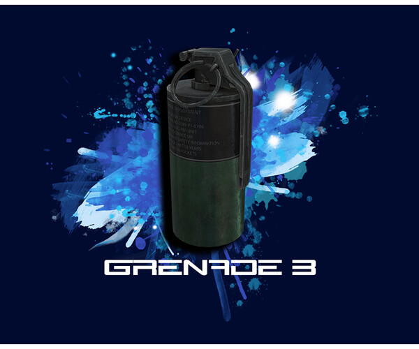 ArtStation - FPS Guns 4K - Grenades Pack | Game Assets