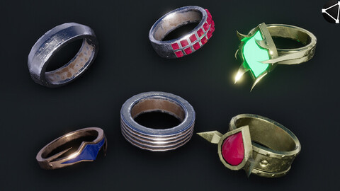 ArtStation - Rings | Game Assets