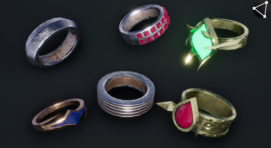 ArtStation - Rings | Game Assets