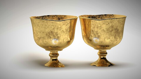 ArtStation - 9th century Iranian antique goblet | Game Assets