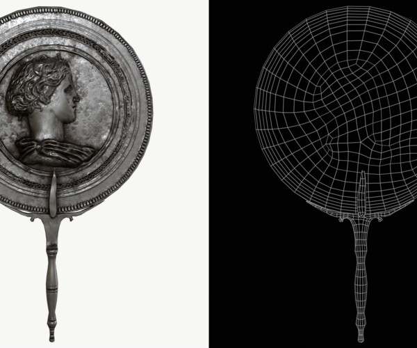 ArtStation - Roman silver mirror | Resources