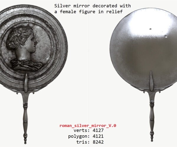 ArtStation - Roman silver mirror | Resources