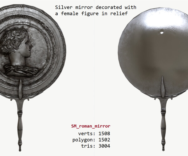 ArtStation - Roman silver mirror | Resources