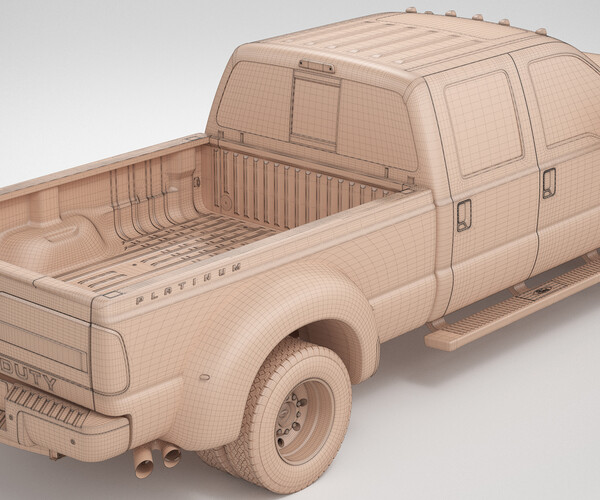 ArtStation - Ford Super Duty 2016 F450 Crew Cab DRW | Resources