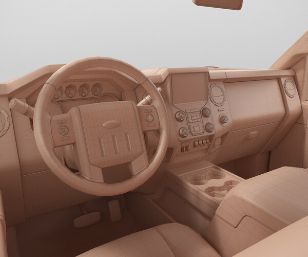 ArtStation - Ford Super Duty 2016 F450 Crew Cab DRW | Resources