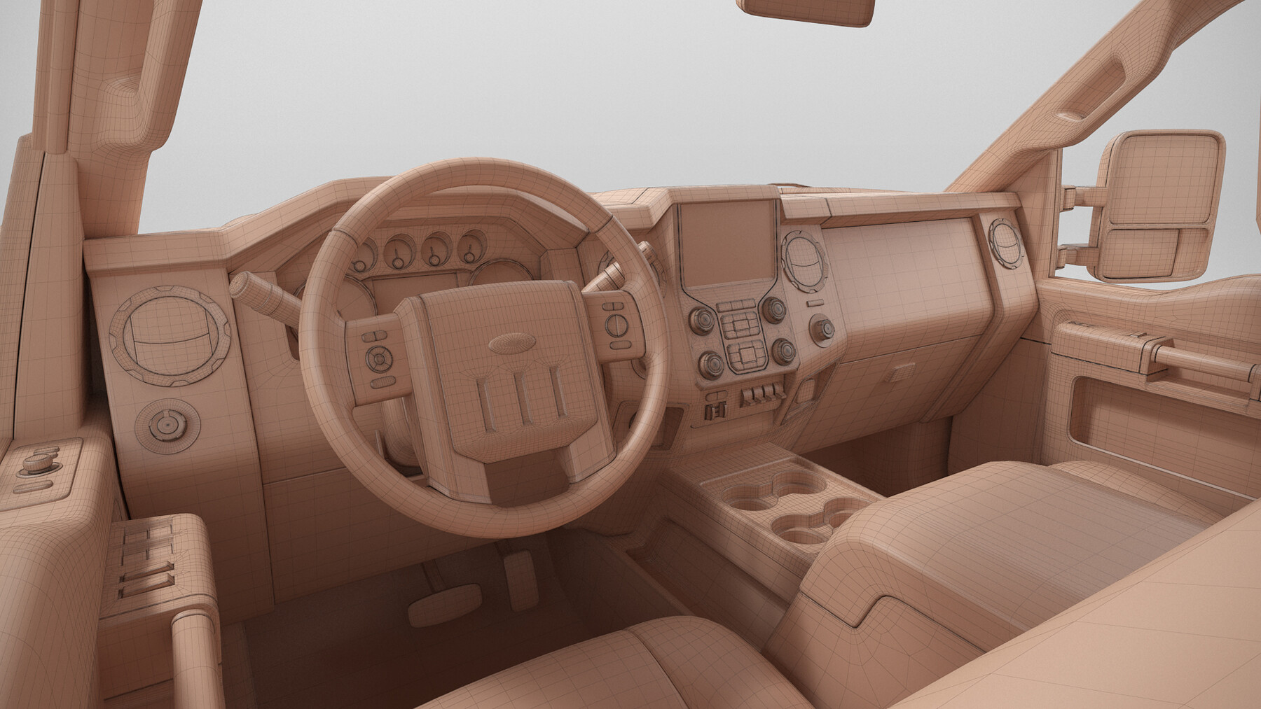 ArtStation - Ford Super Duty 2016 F450 Crew Cab DRW | Resources