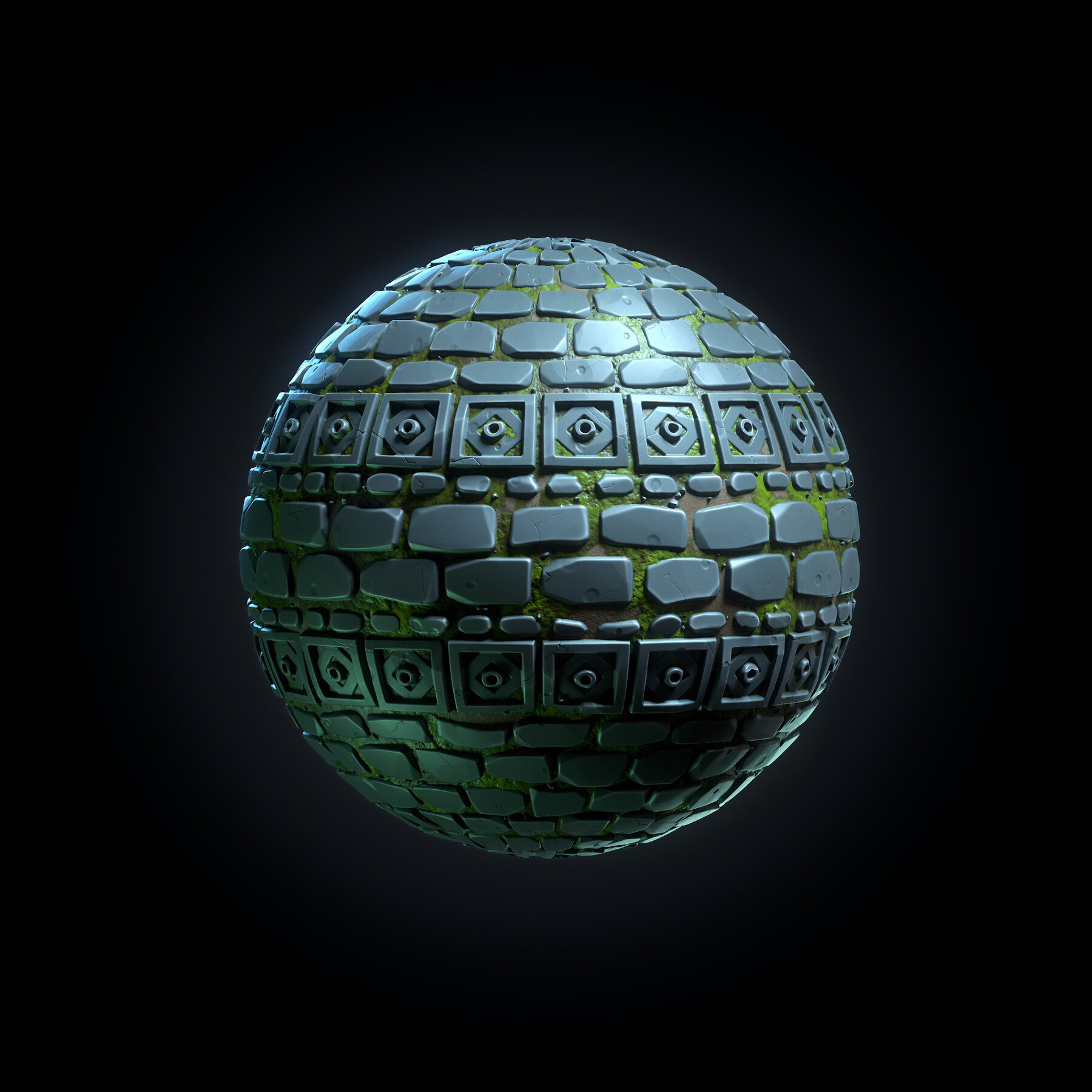 ArtStation - temple wall - VOL 01 - Stylized | Game Assets