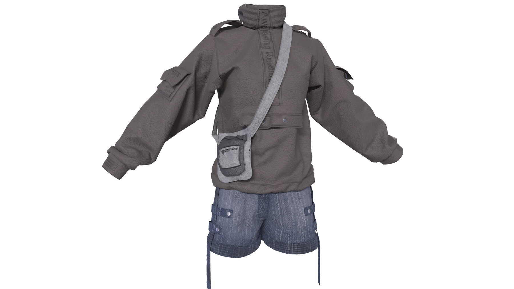 ArtStation - 3D girl outfit | Game Assets