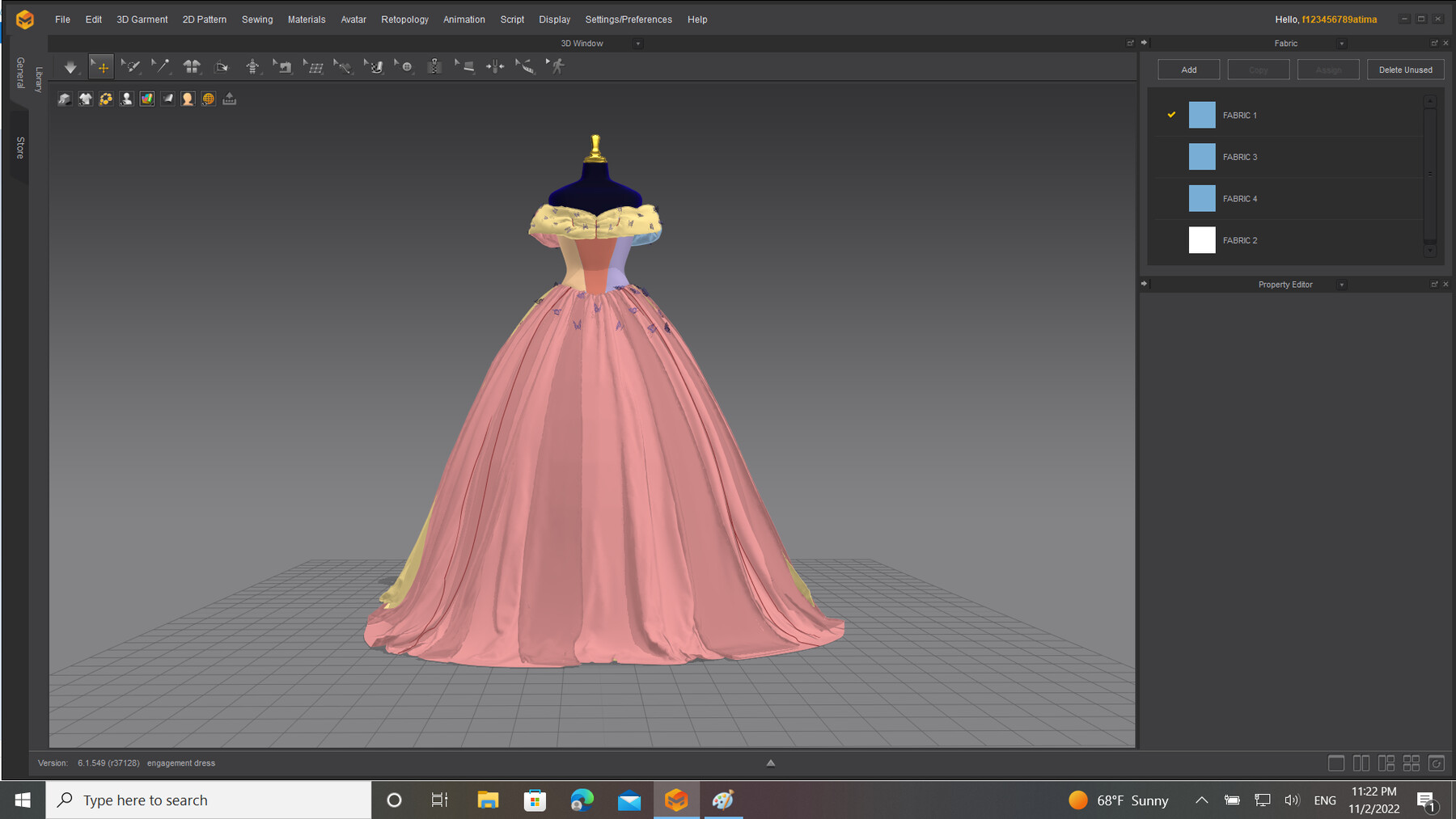 ArtStation - engagement dress | Game Assets