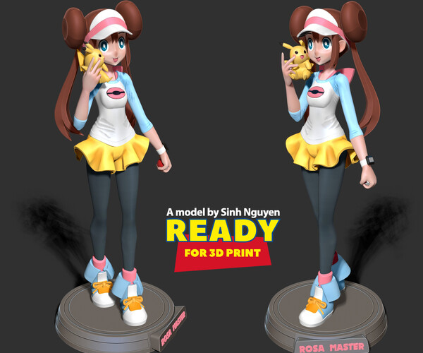 ArtStation - Rosa - Pokemon Masters Fanart | Resources