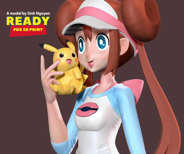 ArtStation - Rosa - Pokemon Masters Fanart | Resources