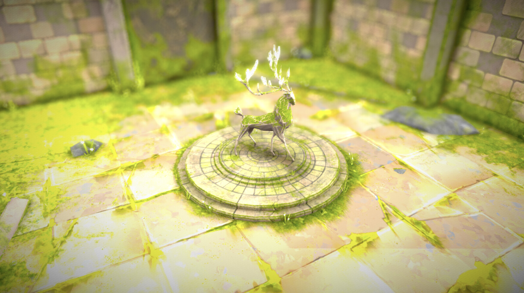 ArtStation - Antler of Majesty - Dungeon of horned deity | Game Assets