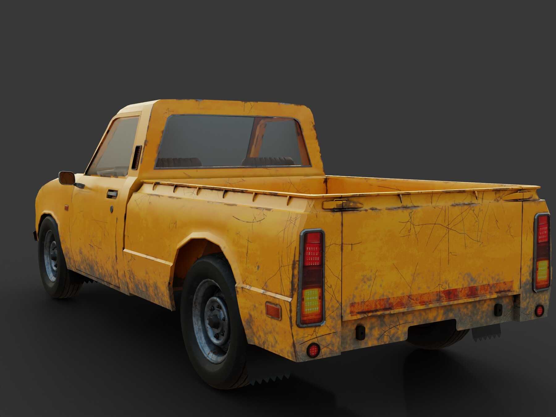 ArtStation - pick up truck | Game Assets