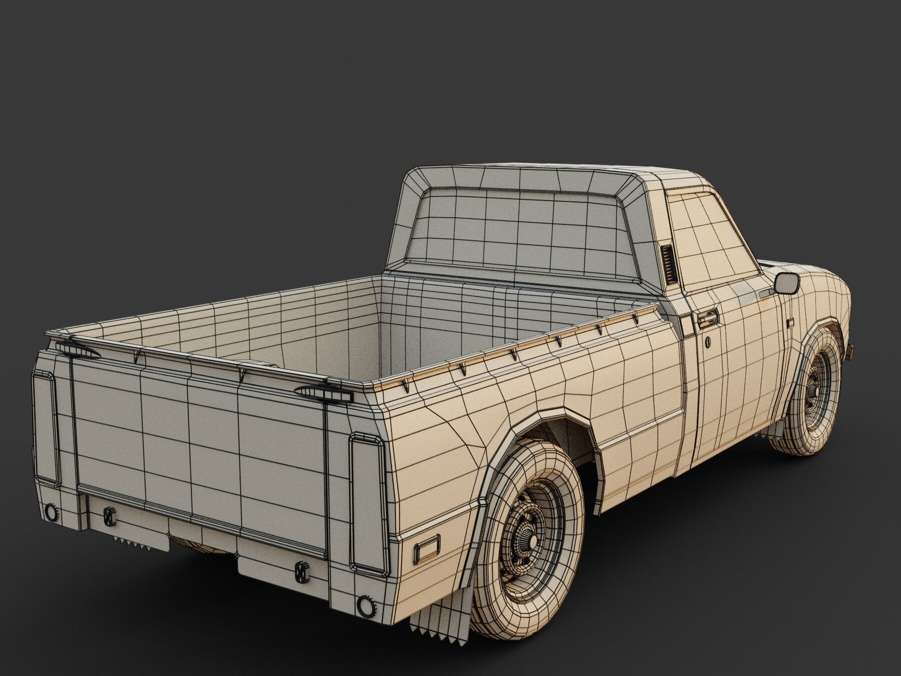 ArtStation - pick up truck | Game Assets