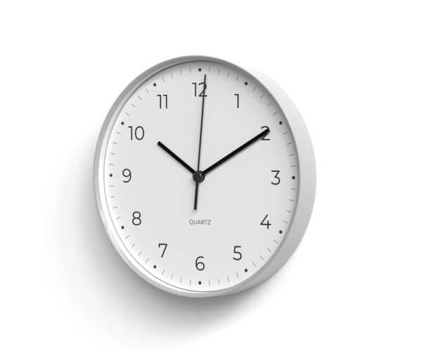 ArtStation - Analog Wall Clock - White | Resources