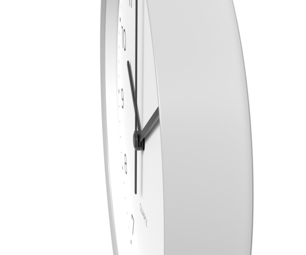 ArtStation - Analog Wall Clock - White | Resources