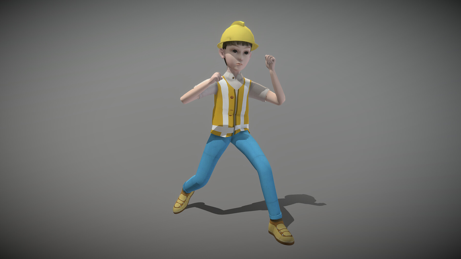 ArtStation - Cartoon Worker | Game Assets