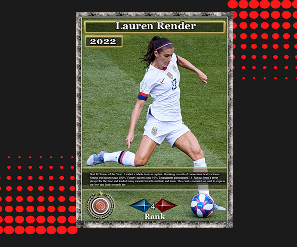 ArtStation - Sports Trading Card template | Artworks