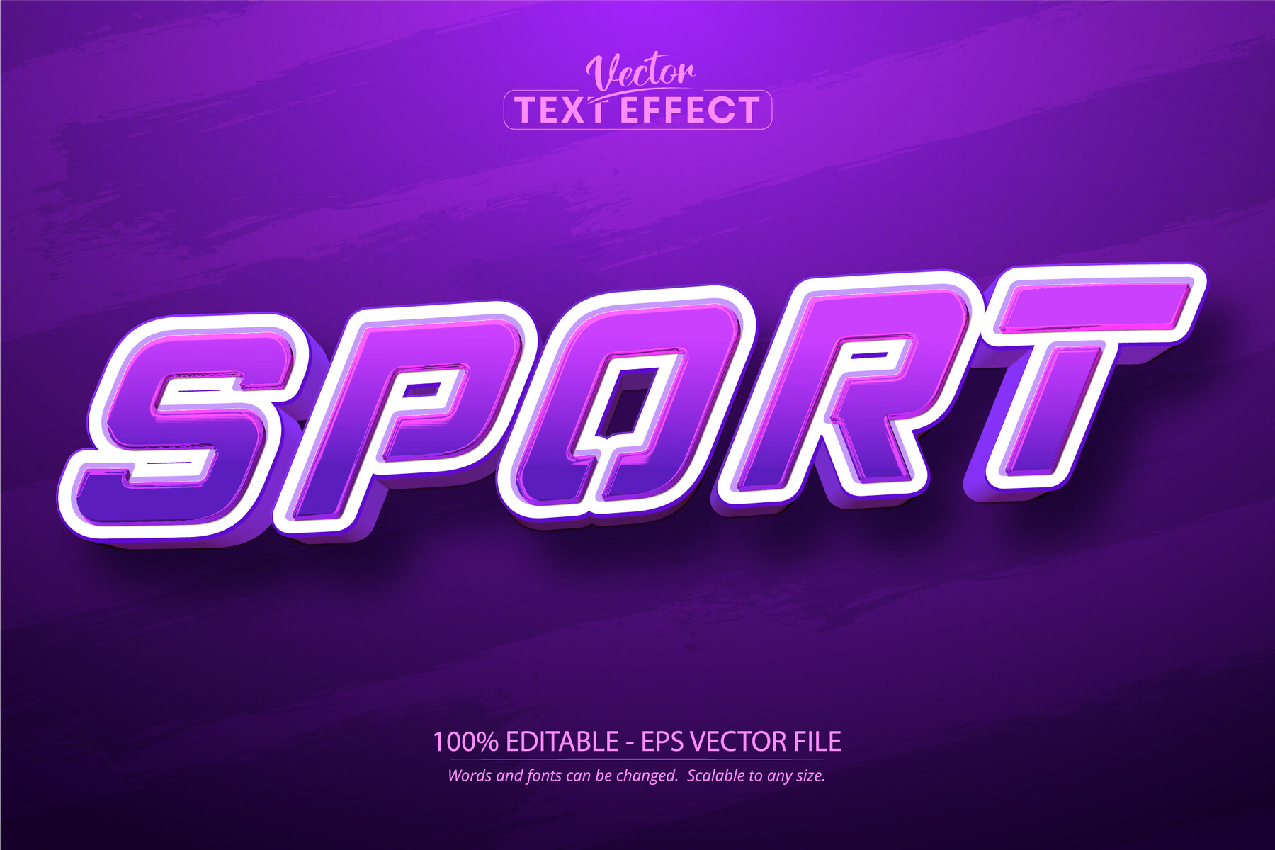 ArtStation - Sport text effect, editable Sport and team text style ...