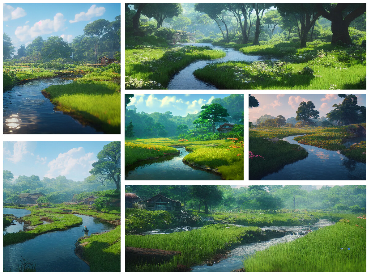 ArtStation - 300+ Images Rural and Agriculture Landscape 3D ...