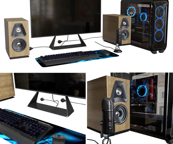 ArtStation - pc set 10 | Resources