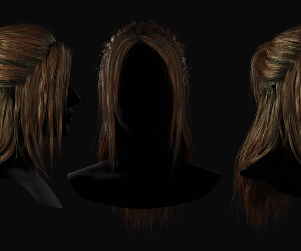 ArtStation - Real_time haircard 03 + UE5 data | Game Assets