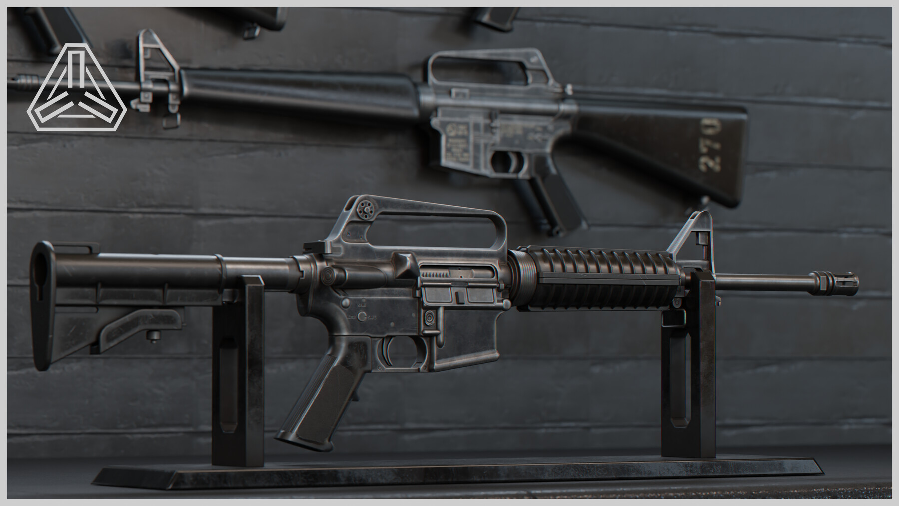 ArtStation - Colt Carbines Models 723 & 727 | Game Assets