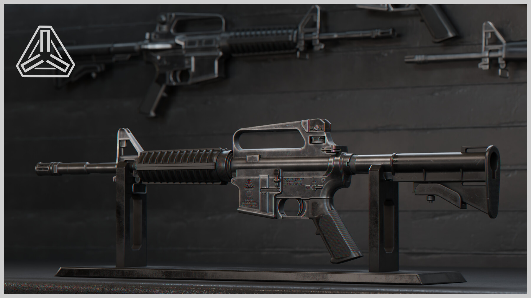 ArtStation - Colt Carbines Models 723 & 727 | Game Assets