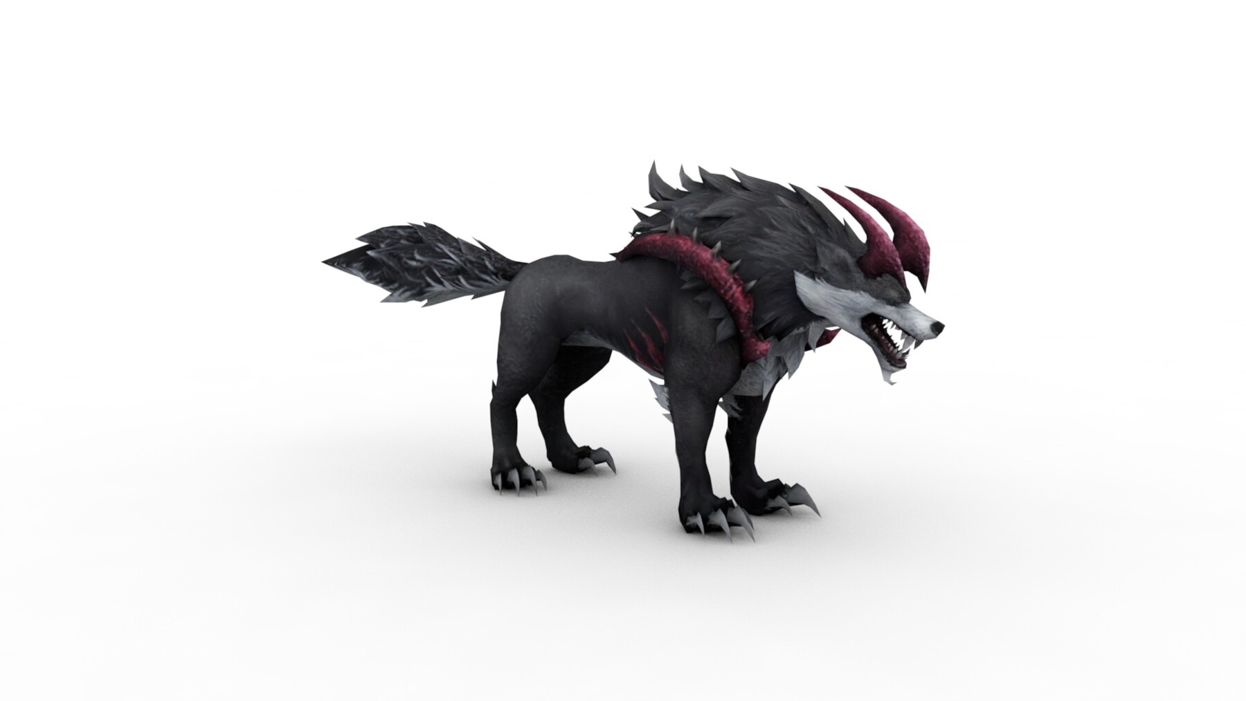 ArtStation - Grey wolf rigged and animated and polar light 3D model ...