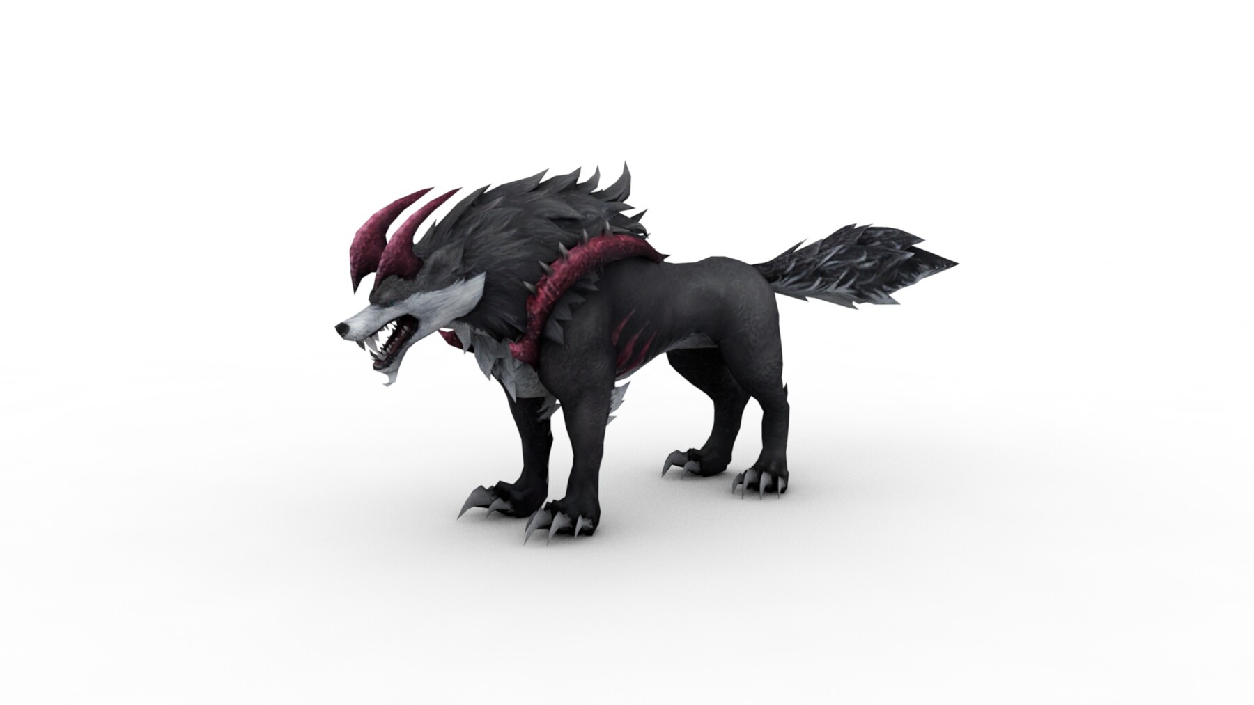 ArtStation - Grey wolf rigged and animated and polar light 3D model ...