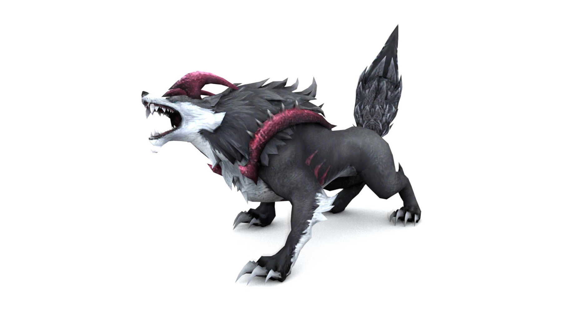 ArtStation - Grey wolf rigged and animated and polar light 3D model ...