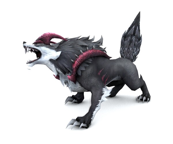 ArtStation - Grey wolf rigged and animated and polar light 3D model ...