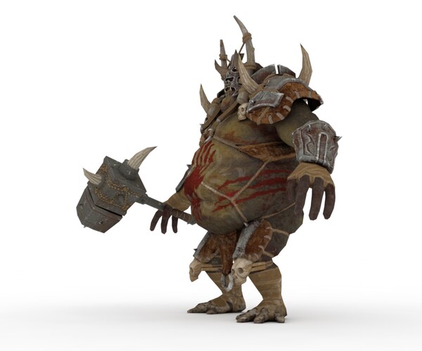 ArtStation - Ogre creature | Game Assets